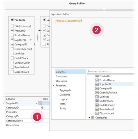 sql query builder wpf reporting tools devexpress documentation