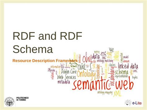 pdf rdf and rdf schema polito · a common language for describing resources resource