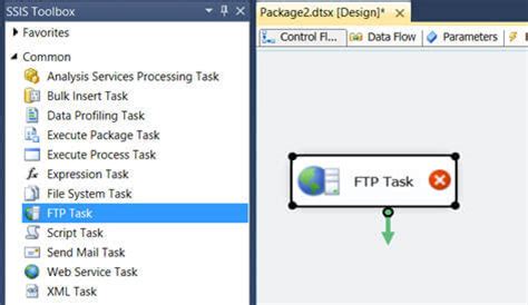 SQL Server Integration Services SSIS FTP Task For Data Exchange