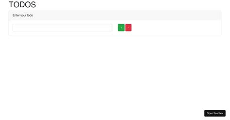 Angular Todo List Codesandbox