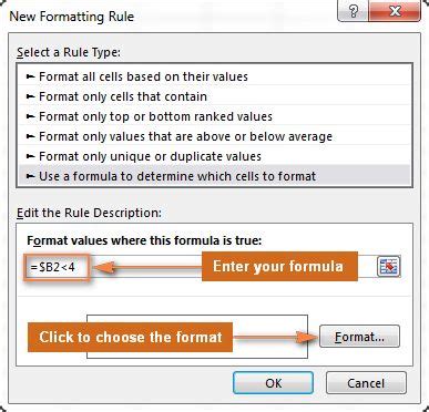 Excel Conditional Formatting Formulas Based On Another Cell Excel