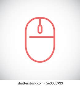 Right Button Mouse Double Click Computer Stock Vector Royalty Free
