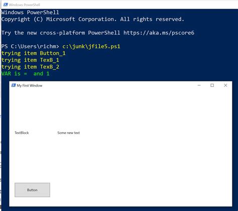 wpf powershell gui function return values in wrong order when using xaml microsoft qanda