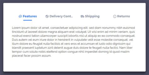 html5 css3实现tabs选项卡特效 it书包