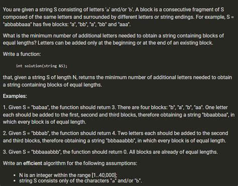 solved you are given a string s consisting of letters a