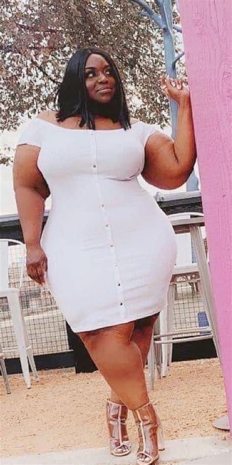 Chocolate Girls Chubby Ladies Beautiful Black Women Pretty Woman Curvy White Dress Bodycon