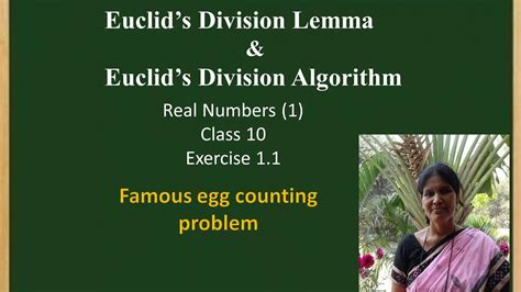 euclid s division lemma euclid s division algorithm real numbers class 10 maths exercise