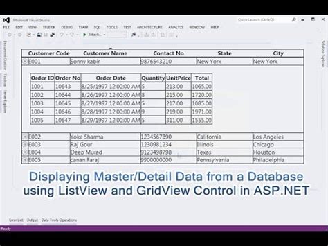 Displaying Xml Data In Asp Net Gridview A Visual Reference Of Charts