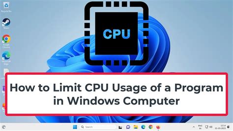 How To Limit CPU Usage Of A Program In Windows Computer YouTube