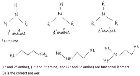 Primary Secondary Tertiary Amine