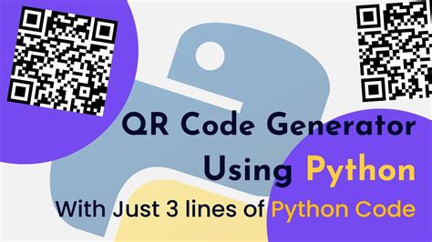 QR Code Generator Using Python YouTube