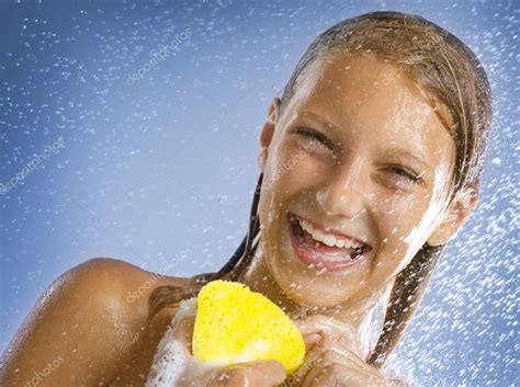 Teen Taking Shower Telegraph