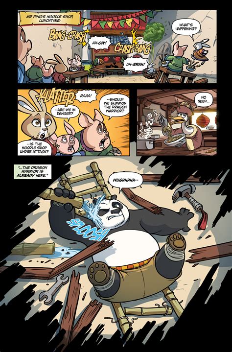 Read Online Dreamworks Kung Fu Panda Comic Issue 3