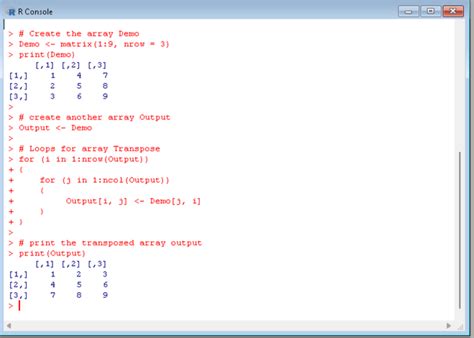 Transposici N De Array En R Barcelona Geeks