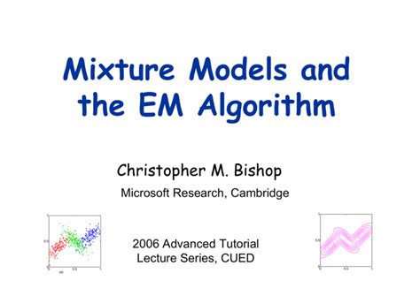 mixture models and the em algorithm