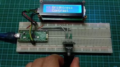 Raspberry Pi Pico Rotary Demo Micropython Youtube