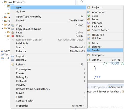 eclipse中servlet api jar导入及tomcat配置 csdn博客