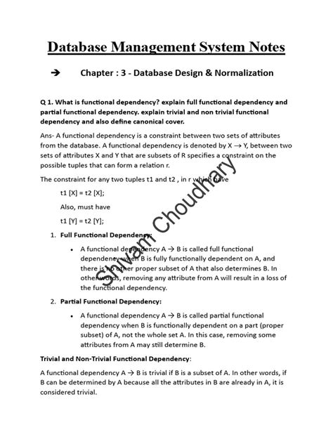 database management system notes pdf database transaction information technology