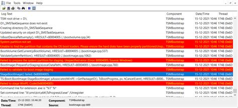 FIX SCCM Task Sequence Failed Error 0x80004005 HTMD Blog