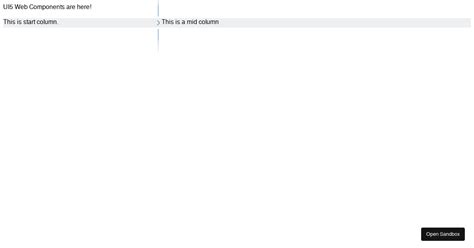 Ui5 Webcomponents Forked Codesandbox