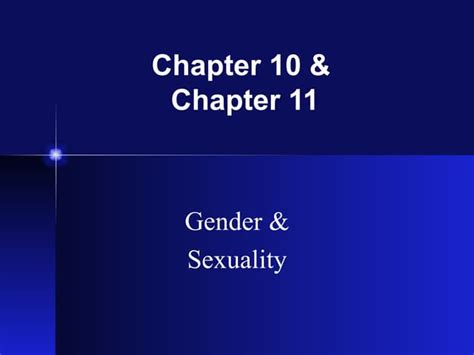 Gender And Sexuality Ppt