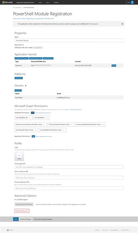 connect to the microsoft graph api with powershell the lazy administrator
