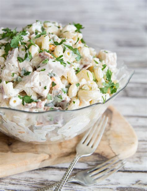 Chicken Bacon Ranch Pasta Salad Dont Go Bacon My Heart