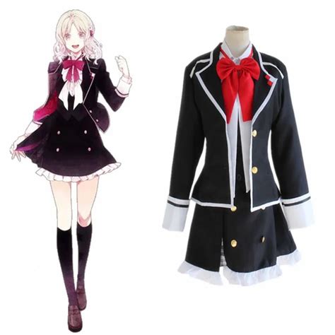 2018 Anime Diabolik Lovers Costumes Komori Yui Cosplay Halloween Carnival Women Uniforms Komori
