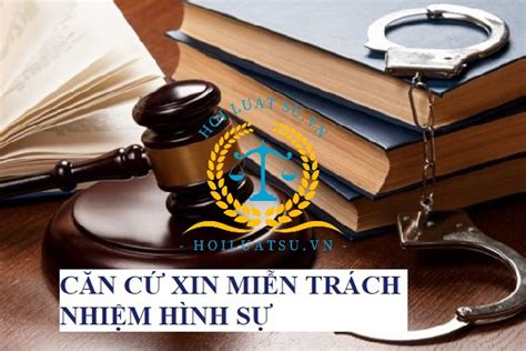 Căn cứ xin miễn trách nhiệm hình sự theo quy định mới nhất 2024 Hỏi