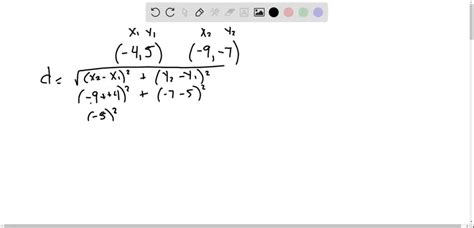 ⏩solved calculate the distance between the given points and find… numerade