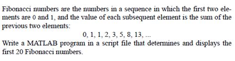 answered fibonacci numbers are the numbers in a… bartleby