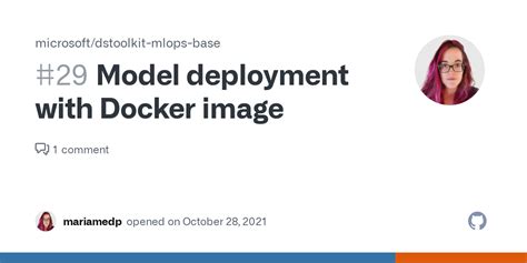 Model Deployment With Docker Image Issue 29 Microsoft Dstoolkit