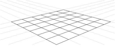 Draw A Checkerboard In 2 Point Perspective Art Lesson Point