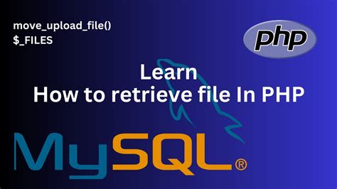 How To Fetch Files From Database In Php Using Mysql Database E Codec Youtube