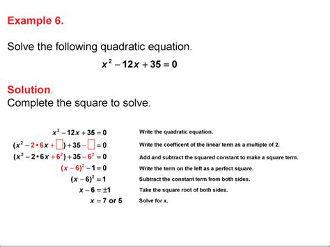 illustrated math dictionary quadratic functions example set 2 media4math