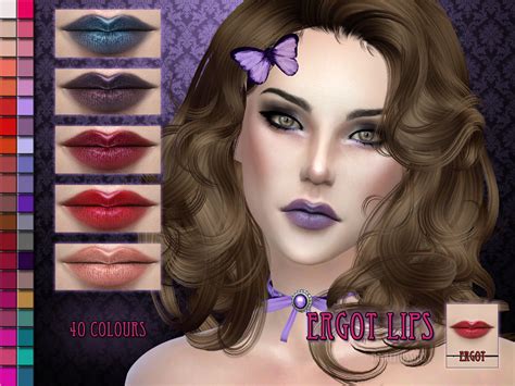 Savage Sims Remussims Ergot Lipstick For Ts4