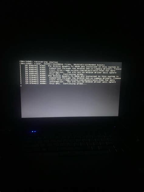 am i f cked installed the wrong nvidia driver just sits at this screen now when attempting