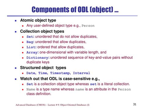 ppt object oriented database design using uml and odmg powerpoint presentation id 6611620