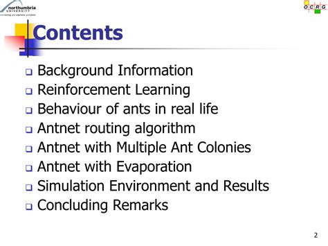 ppt investigation of antnet routing algorithm by employing multiple ant colonies for packet