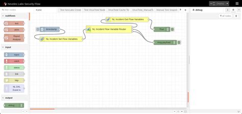 built in flow variable nodes nevelex labs