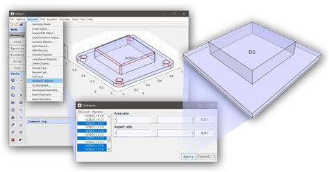 Featool Multiphysics Documentation Geometry