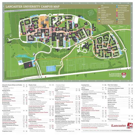 PDF LANCASTER UNIVERSITY CAMPUS MAP KEYchatzige Assets LU Campus Pdf