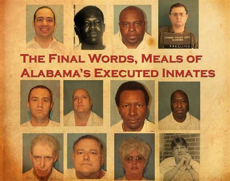 Alabama Executions Last Words And Requests On Alabamas Death Row