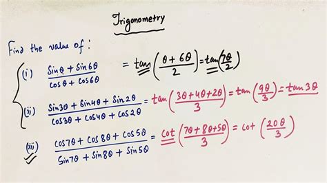 trigonometric functions a quick method to simplify trigonometric expression youtube