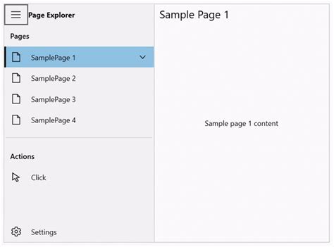 getting started with wpf navigation drawer control sy