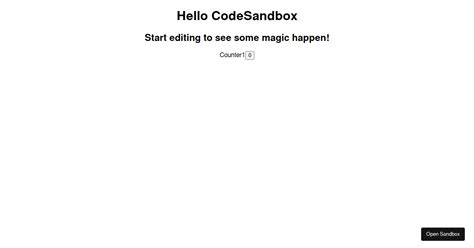 React Render Props Counter Codesandbox