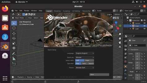 Steps To Install Blender On Ubuntu 20 04 LTS Linux Linux Shout