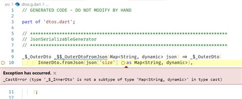 Cannot Round Trip JSON Serialize A Simple Freezed Structure Issue