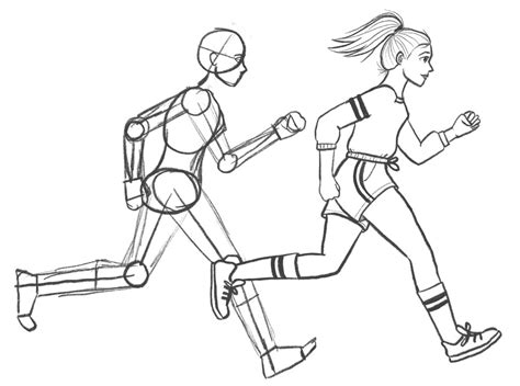 How To Draw A Guy Running