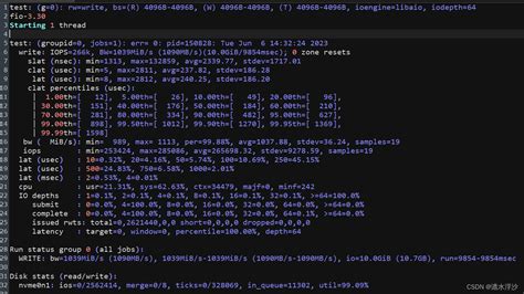 linux下python脚本的编写解析fio测试log 四